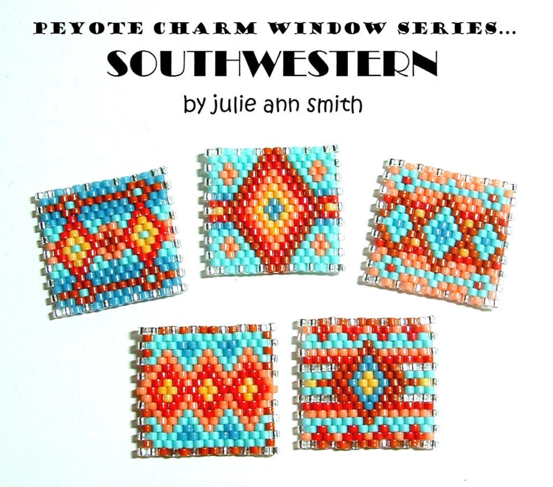 Julie Ann Smith Designs PEYOTE CHARM WINDOWS Southwestern Series - Etsy