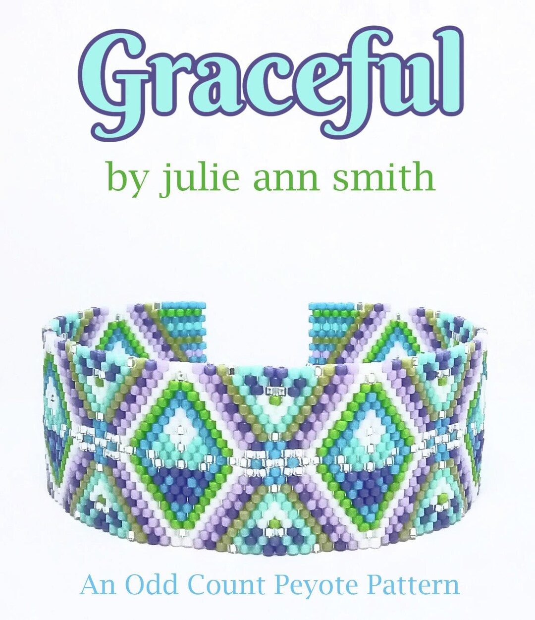 Julie Ann Smith Designs GRACEFUL Odd Count Peyote Bracelet Pattern - Etsy