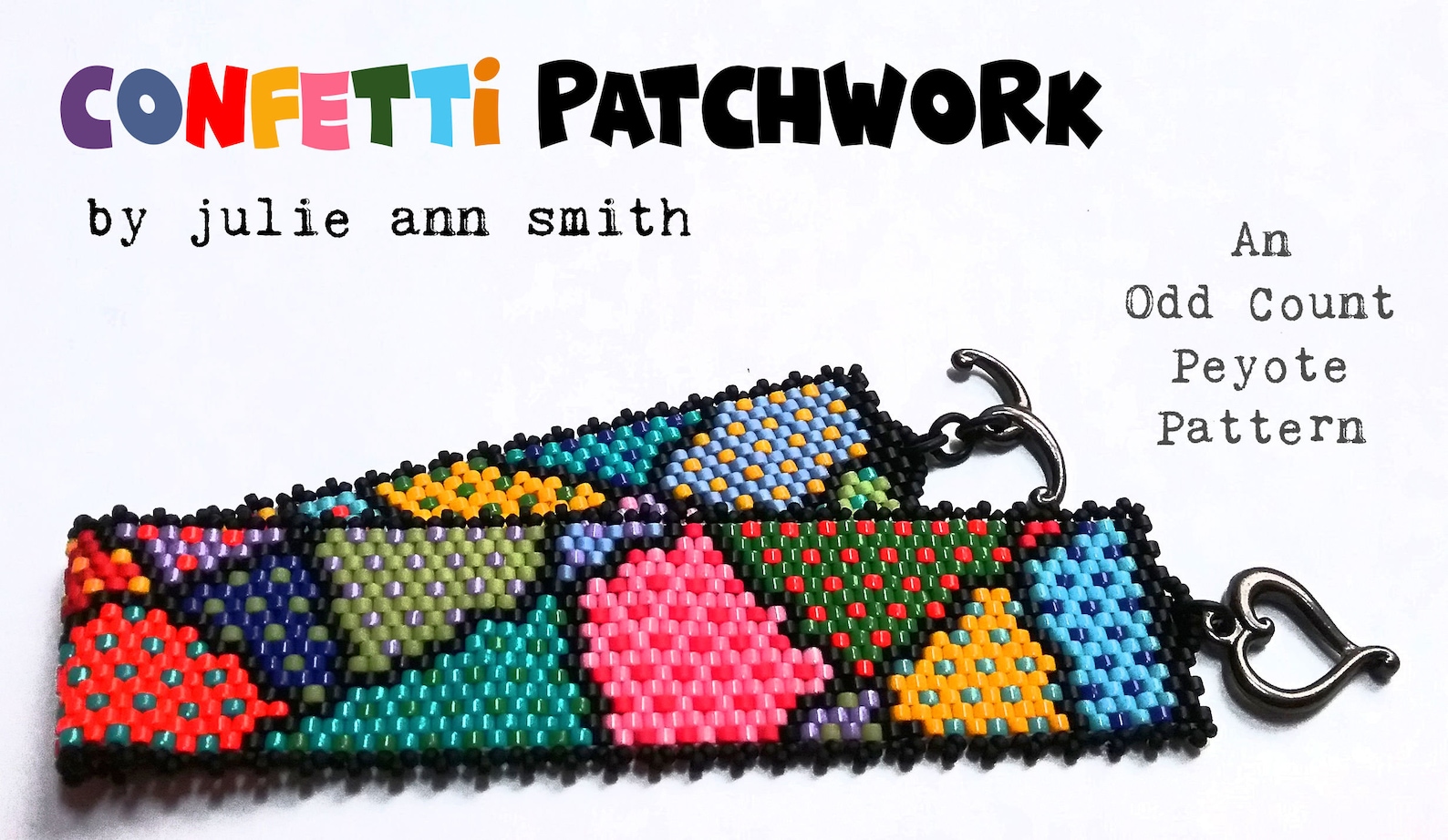 Julie Ann Smith Designs CONFETTI PATCHWORK Odd Count Peyote - Etsy