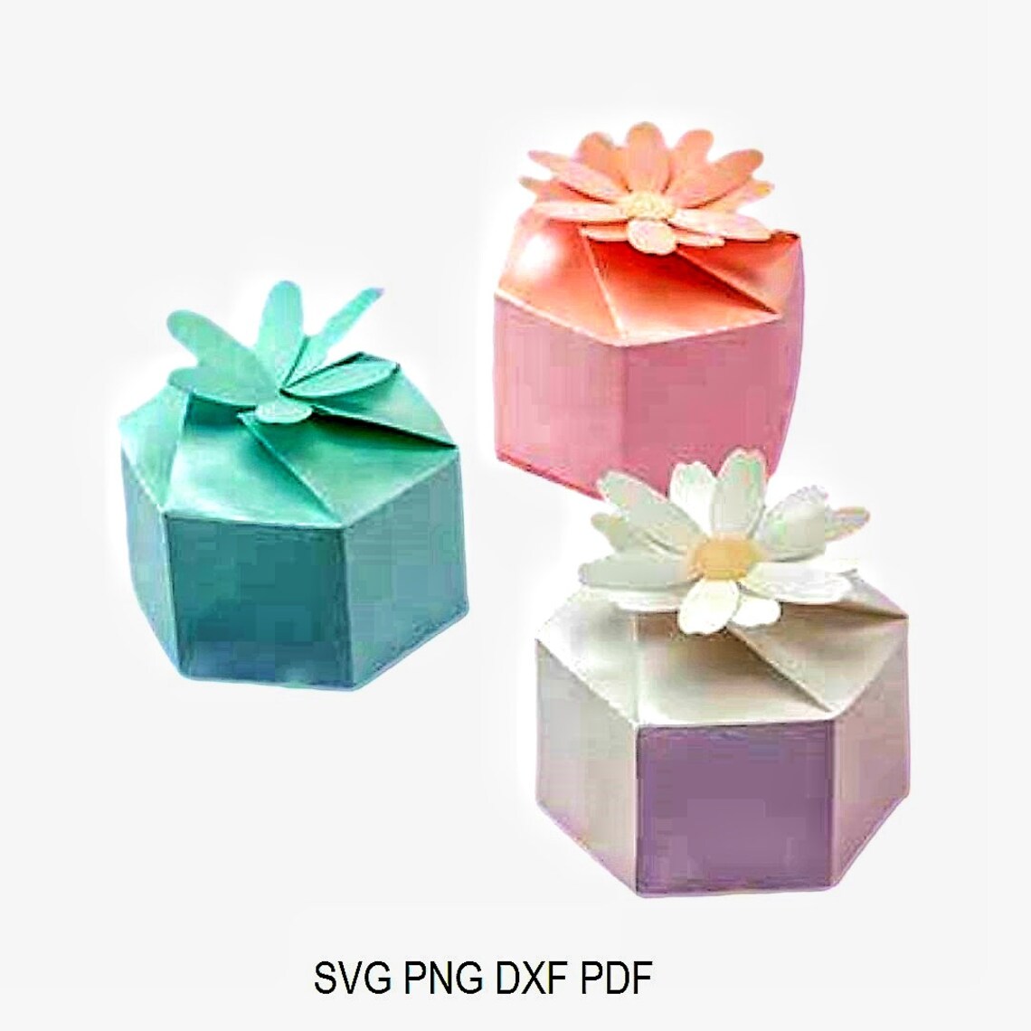 Candy Cardboard Cutting Template, Chocolate Box SVG, PNG, DXF Party Box ...