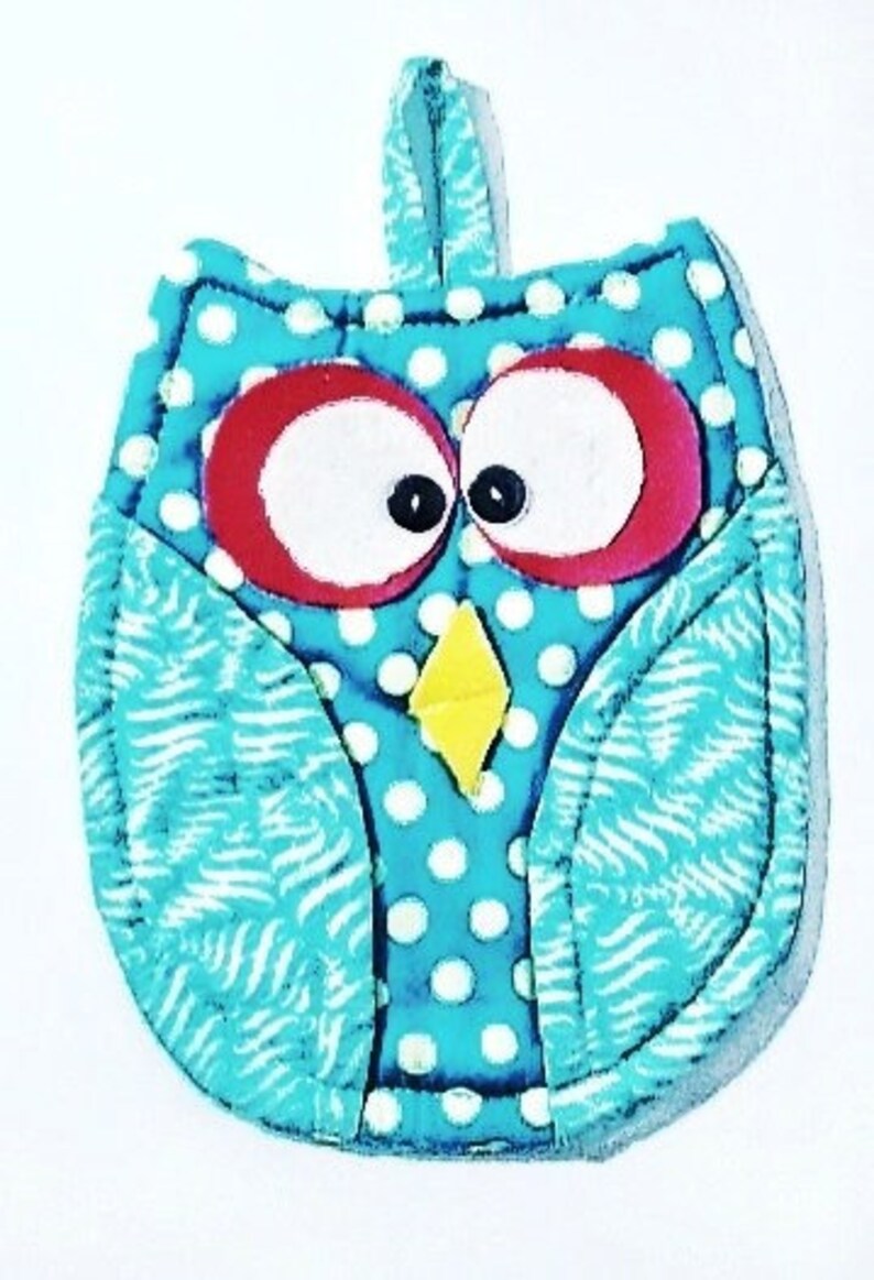 Diy Kitchen Owl Pot Holder.step by Step Tutorial With Photos.sewn in ...
