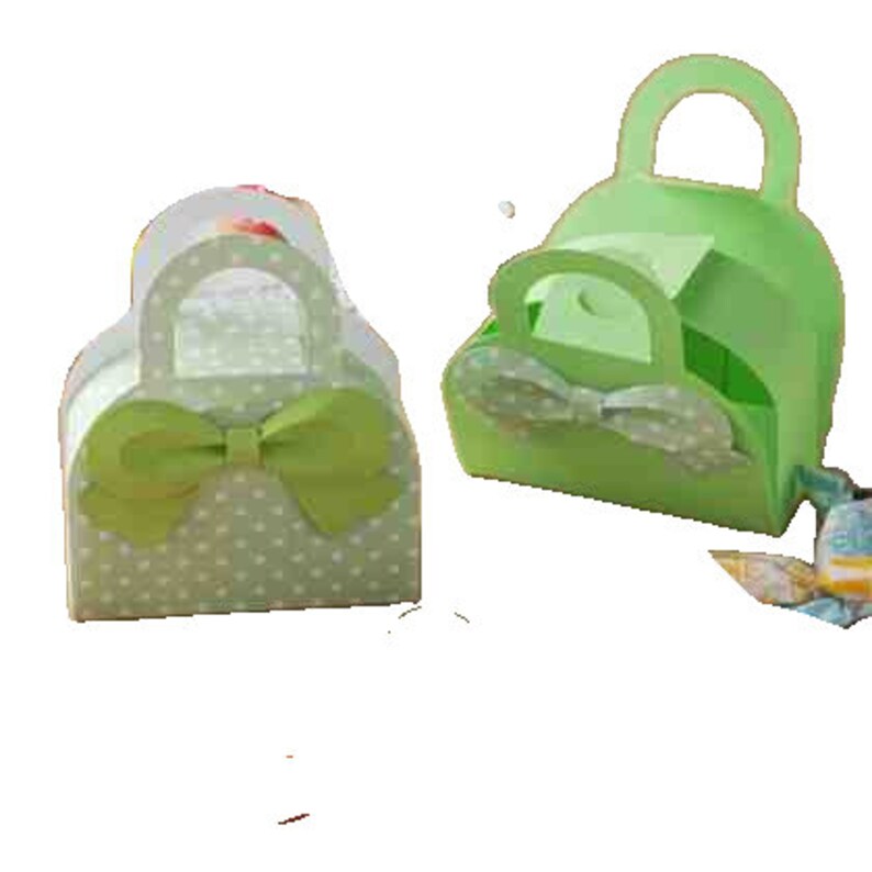 Mini Bag Box SVG Template, Gift Box, Cricut Cutting File, Sihouette ...