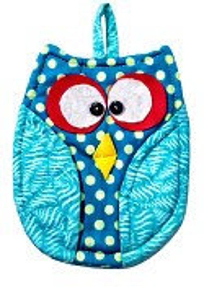 Diy Kitchen Owl Pot Holder.step by Step Tutorial With Photos.sewn in ...