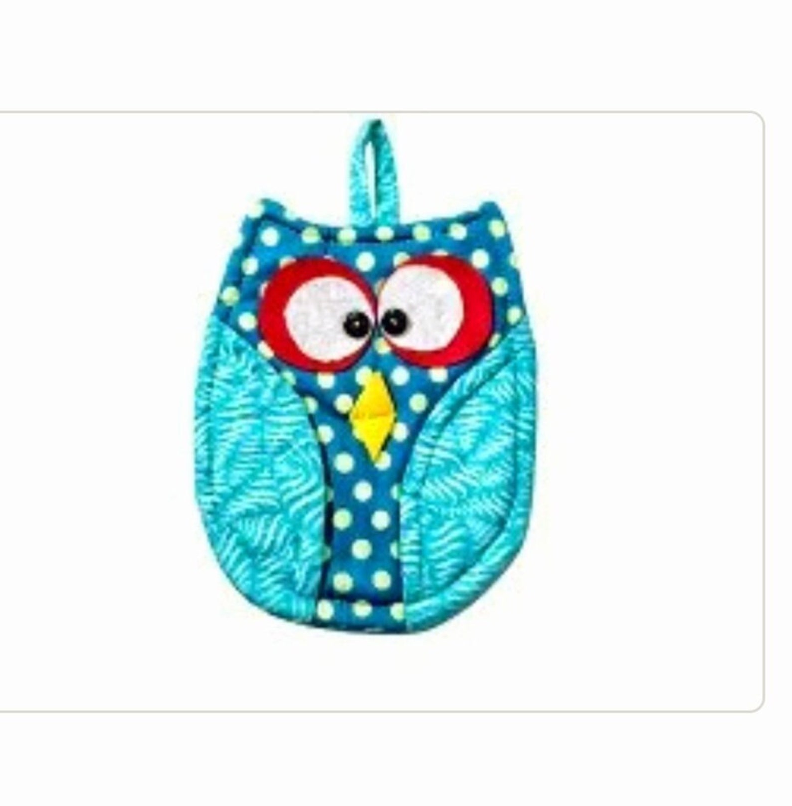 Diy Kitchen Owl Pot Holder.step by Step Tutorial With Photos.sewn in ...