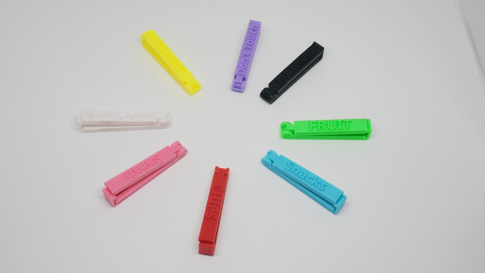 Custom Food Clip - Plastic Sealing Clamp Kitchen Storage Snack Chips ...