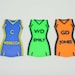 3D Printed Netball Jersey Keychain, Personalized Sports Bag Tag - Etsy