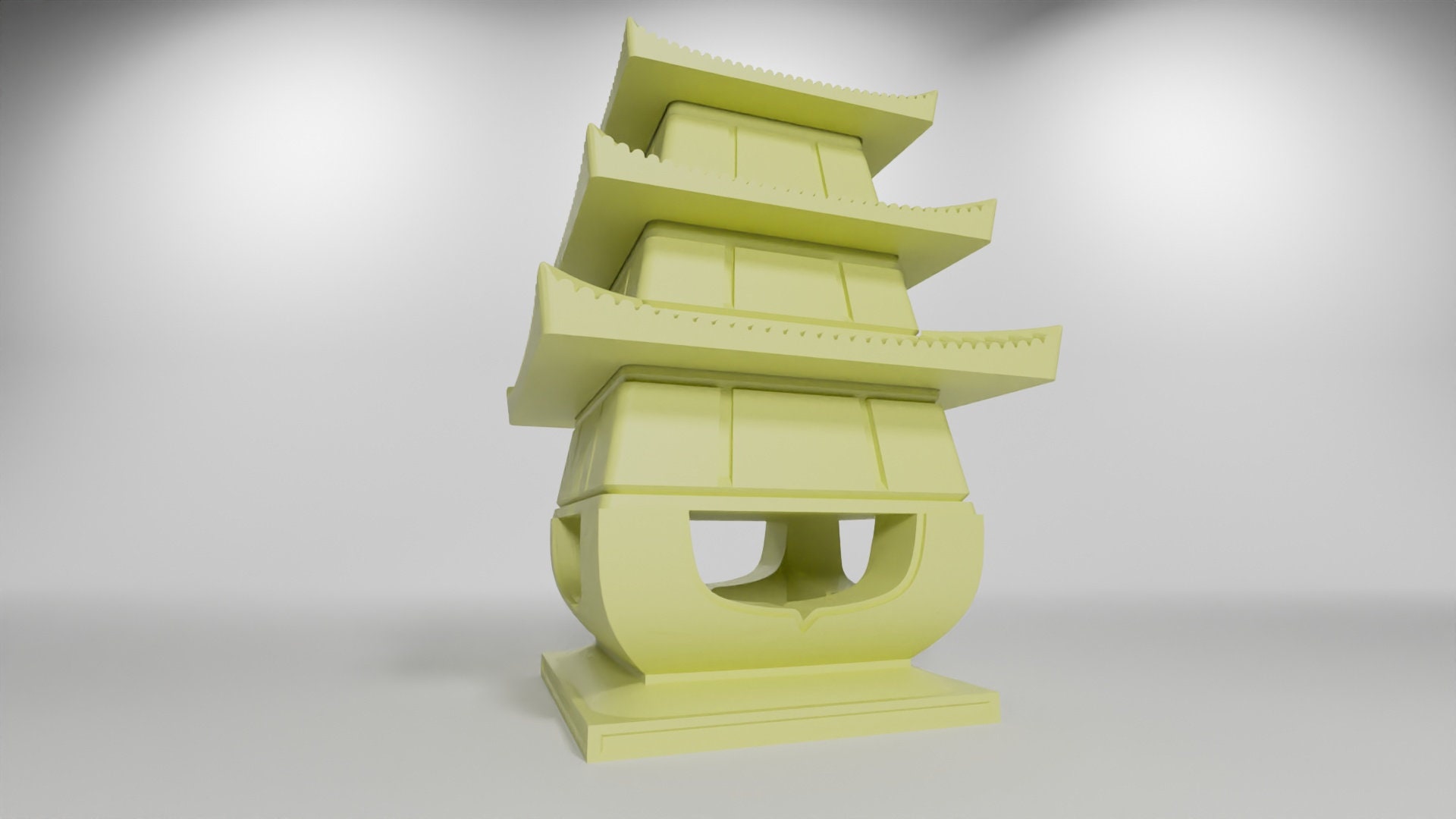 Japanese Temple Vase - Digital STL 3D Printed File, Home Decor for ...