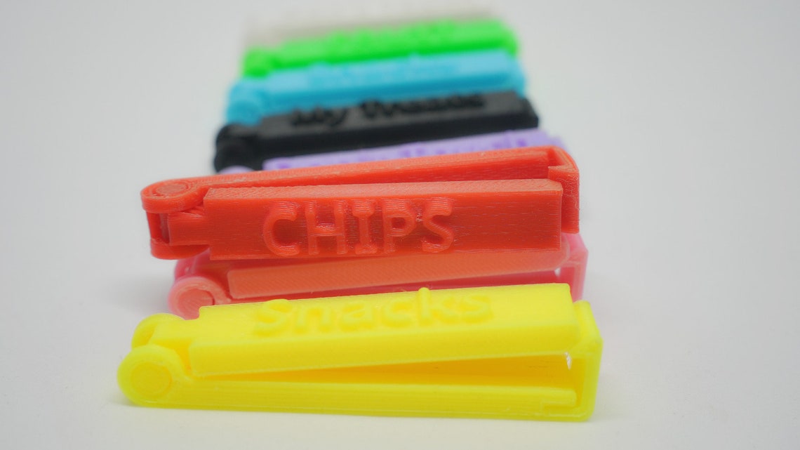 Custom Food Clip - Plastic Sealing Clamp Kitchen Storage Snack Chips ...