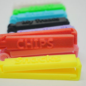 Custom Food Clip - Plastic Sealing Clamp Kitchen Storage Snack Chips ...