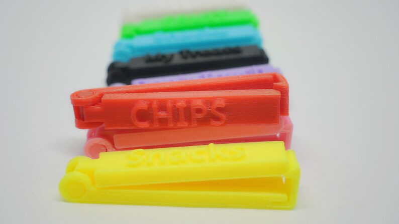 Custom Food Clip - Plastic Sealing Clamp Kitchen Storage Snack Chips ...