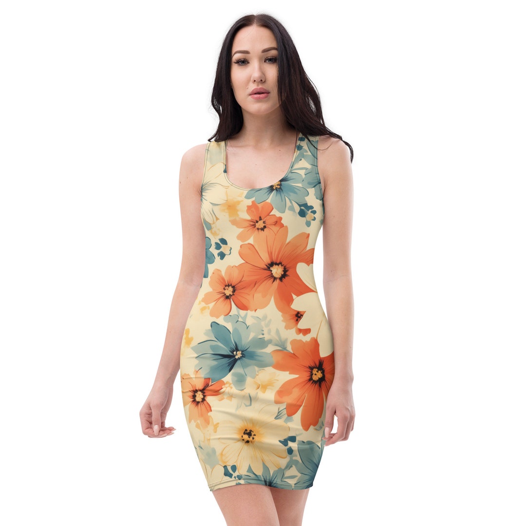 Bodycon Dress Custom Design/graphic Spring/summer Midi/mini Dress ...