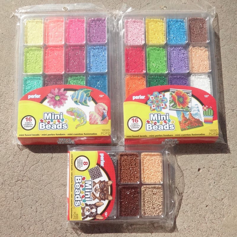 Mini Perler Beads - Etsy