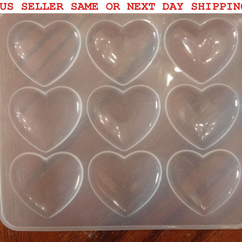 Heart Resin Mold Pendant - Etsy