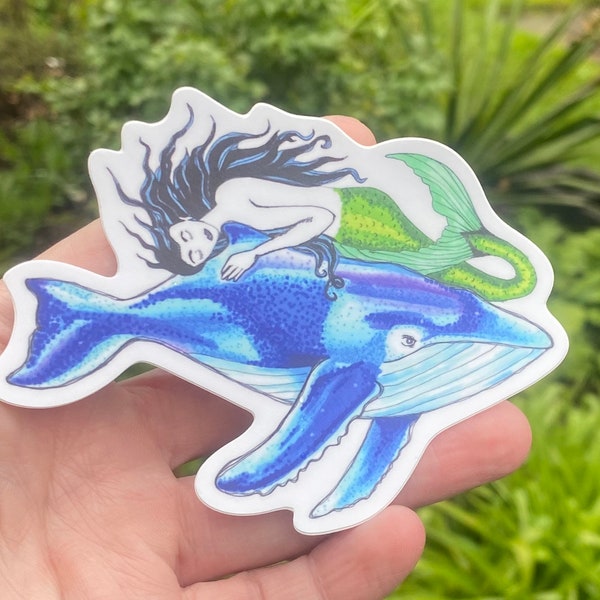 Mermaid Decal - Etsy