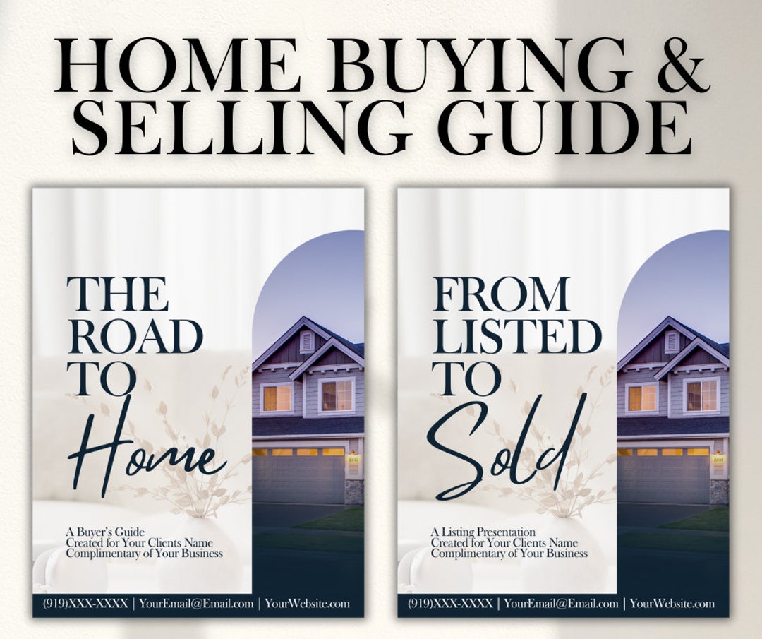 Real Estate Guide Template Package | Listing Presentation | Buyer's ...