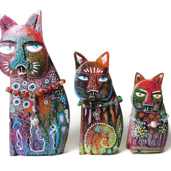 Hand Painted Cat - Etsy