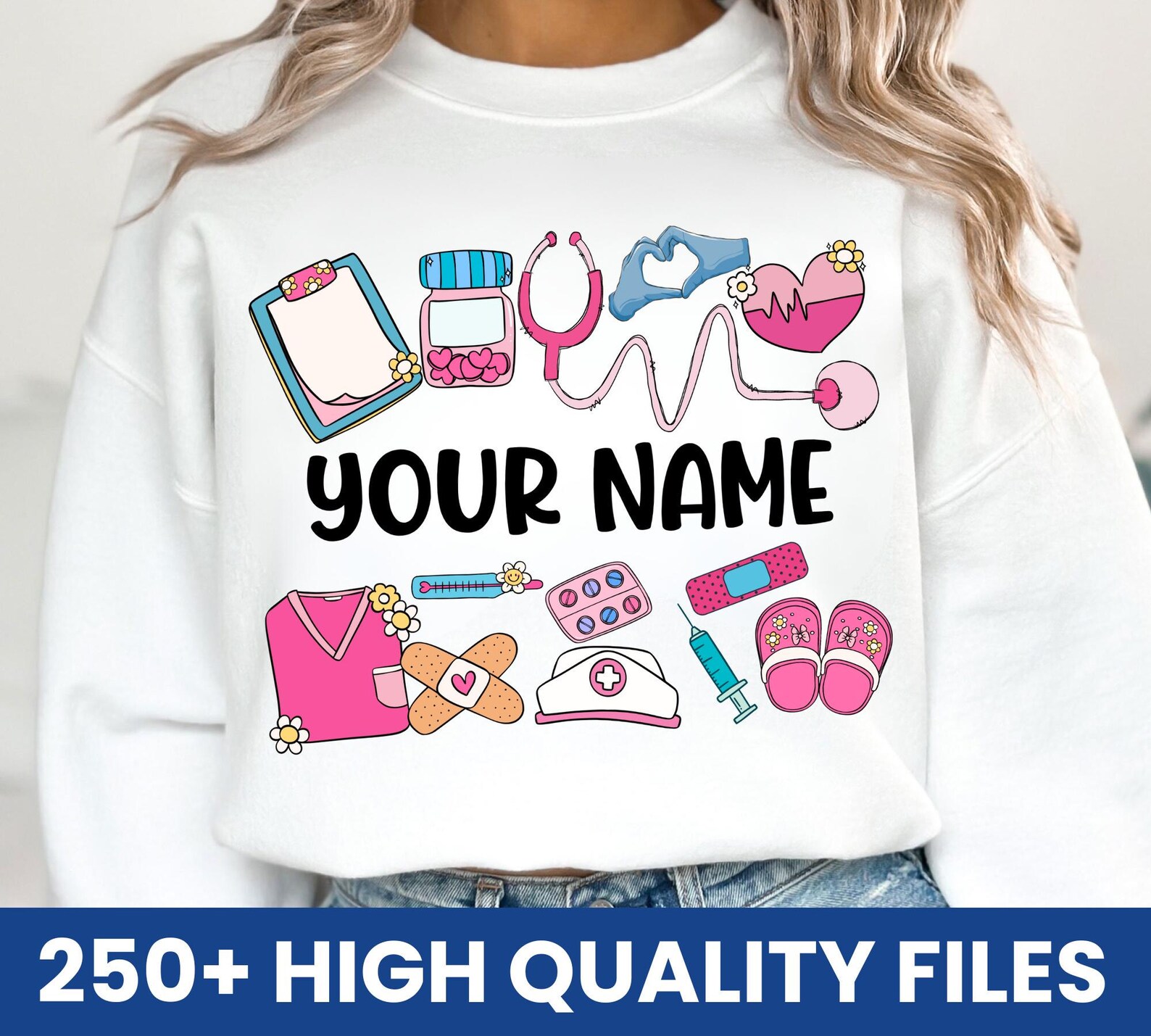 250+ Nurse Png Bundle, Nurse Life Png, Nurse Sublimation Design Png ...