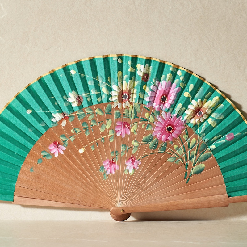 Hand Painted Fan - Etsy