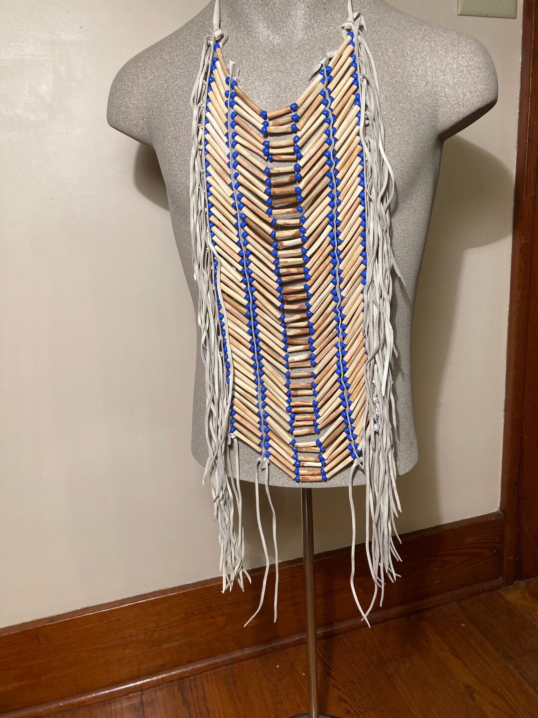 Native American Style Coyote Foot Bone Breastplate 0265 - Etsy