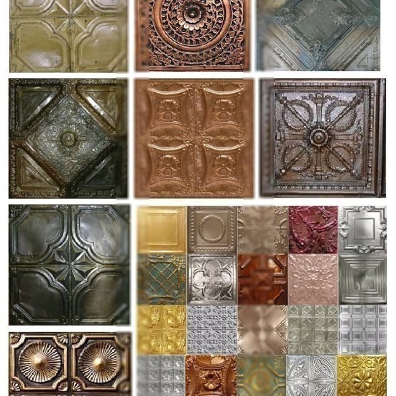 Vintage Ceiling Tile - Etsy