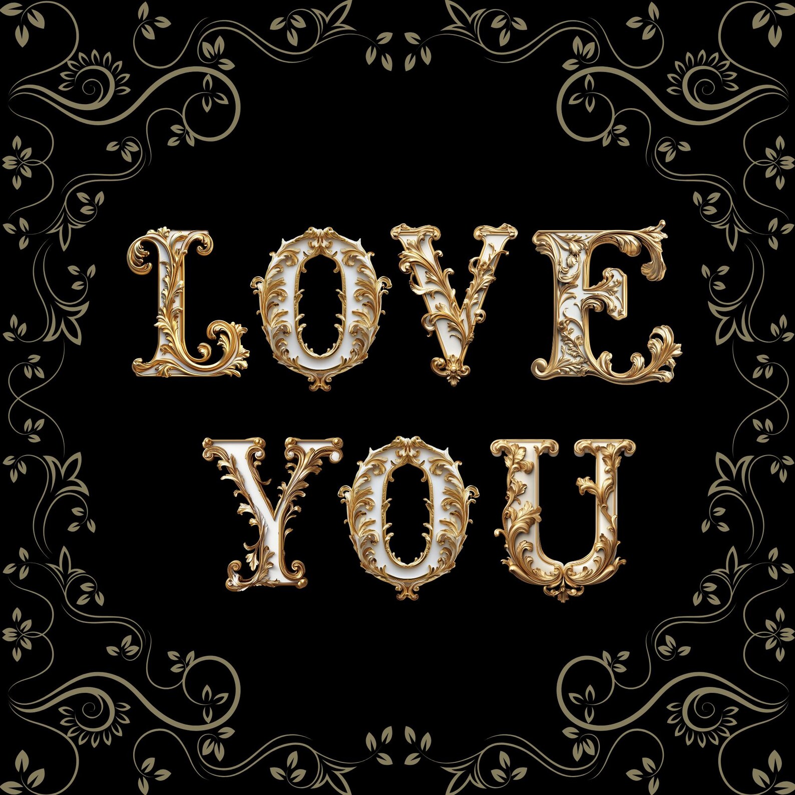 Ornate Gold Baroque Letters Clipart: Elegant Alphabet (36 PNG) - Etsy