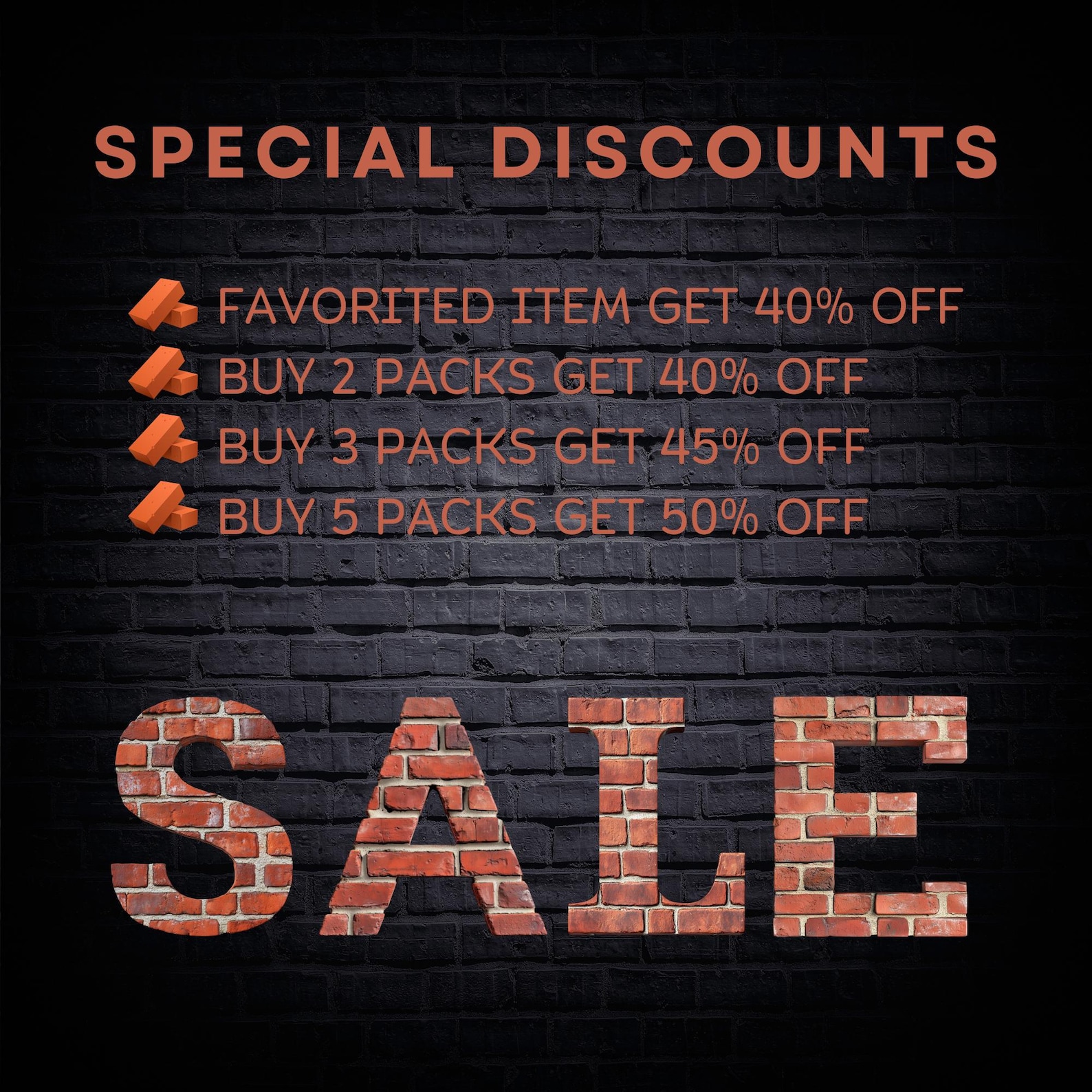 Brick Letters Clipart 36PNG, Brick Alphabet for Crafts, Posters, Brick ...