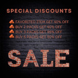 Brick Letters Clipart 36PNG, Brick Alphabet for Crafts, Posters, Brick ...