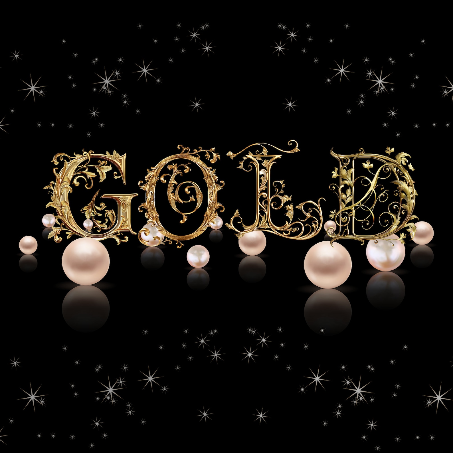 Gold Alphabet, Gold Letters, PNG, Luxury Letters, Metallic Letters ...
