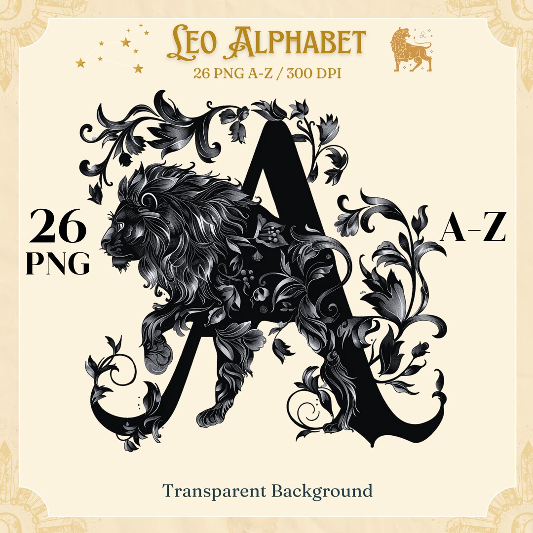 Zodiac Sign, Leo Zodiac, Letters PNG A-Z, Astrology Zodiac ...