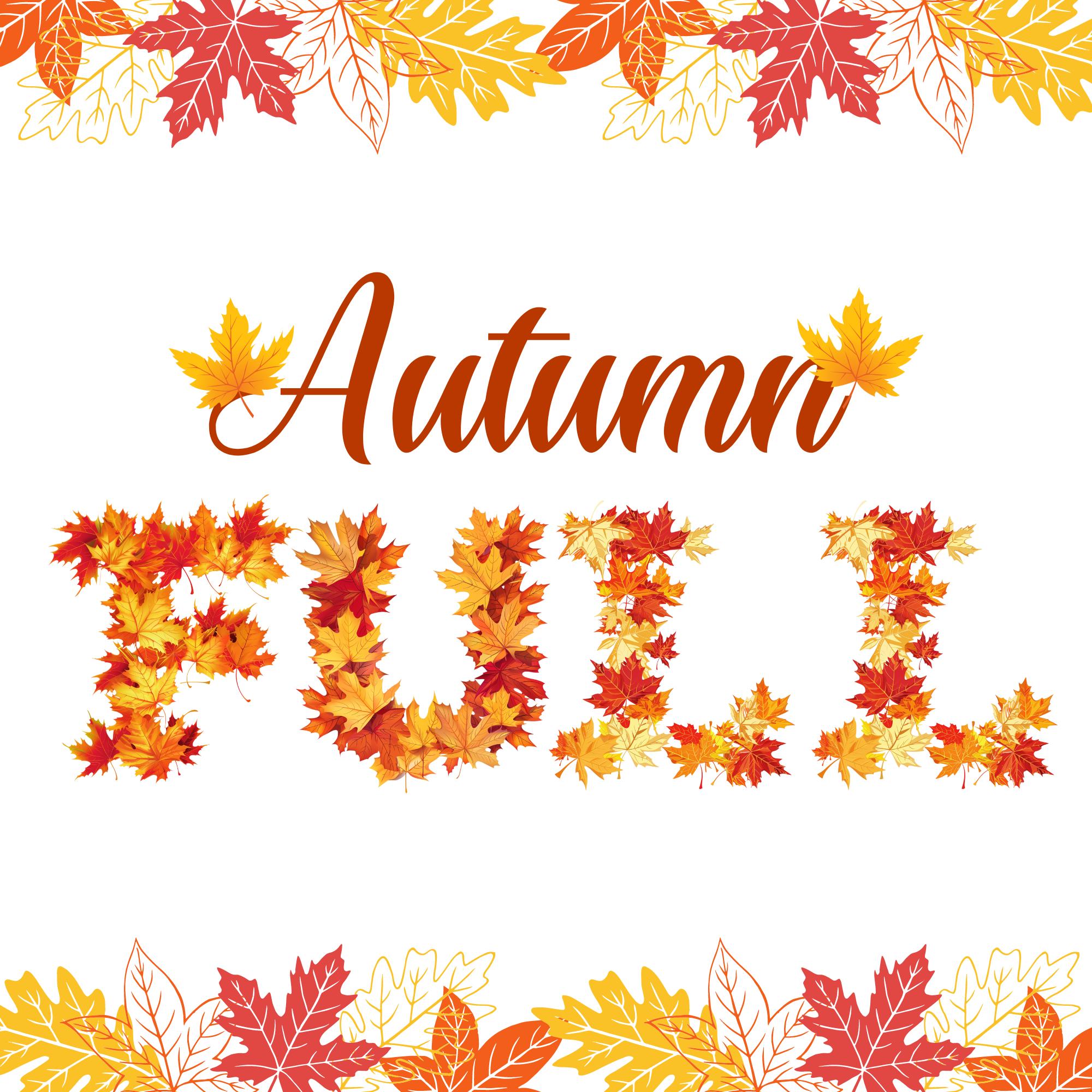 Maple Leaves Alphabet Clipart: Fall PNG Letters (digital Download) - Etsy
