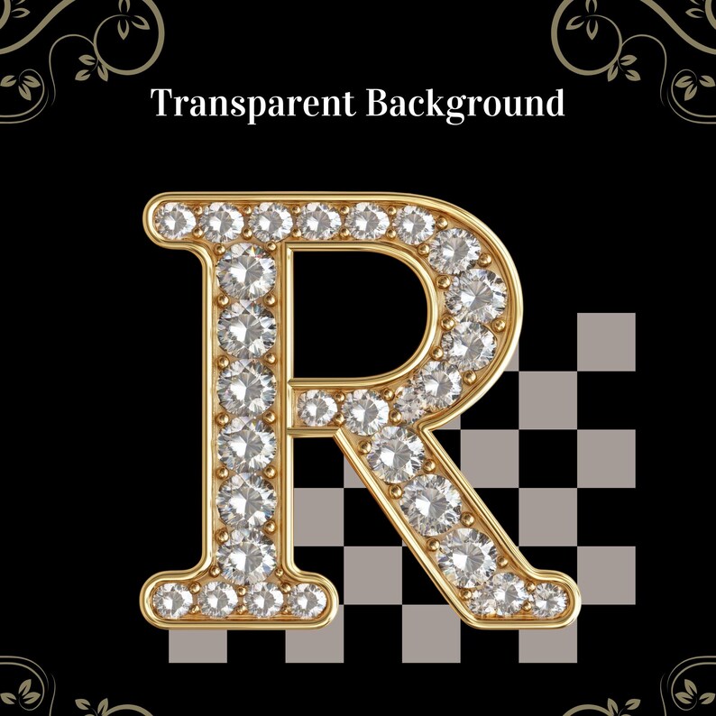 Gold Diamond Letters 36 PNG Clipart, Wedding Alphabet, Luxury Font ...