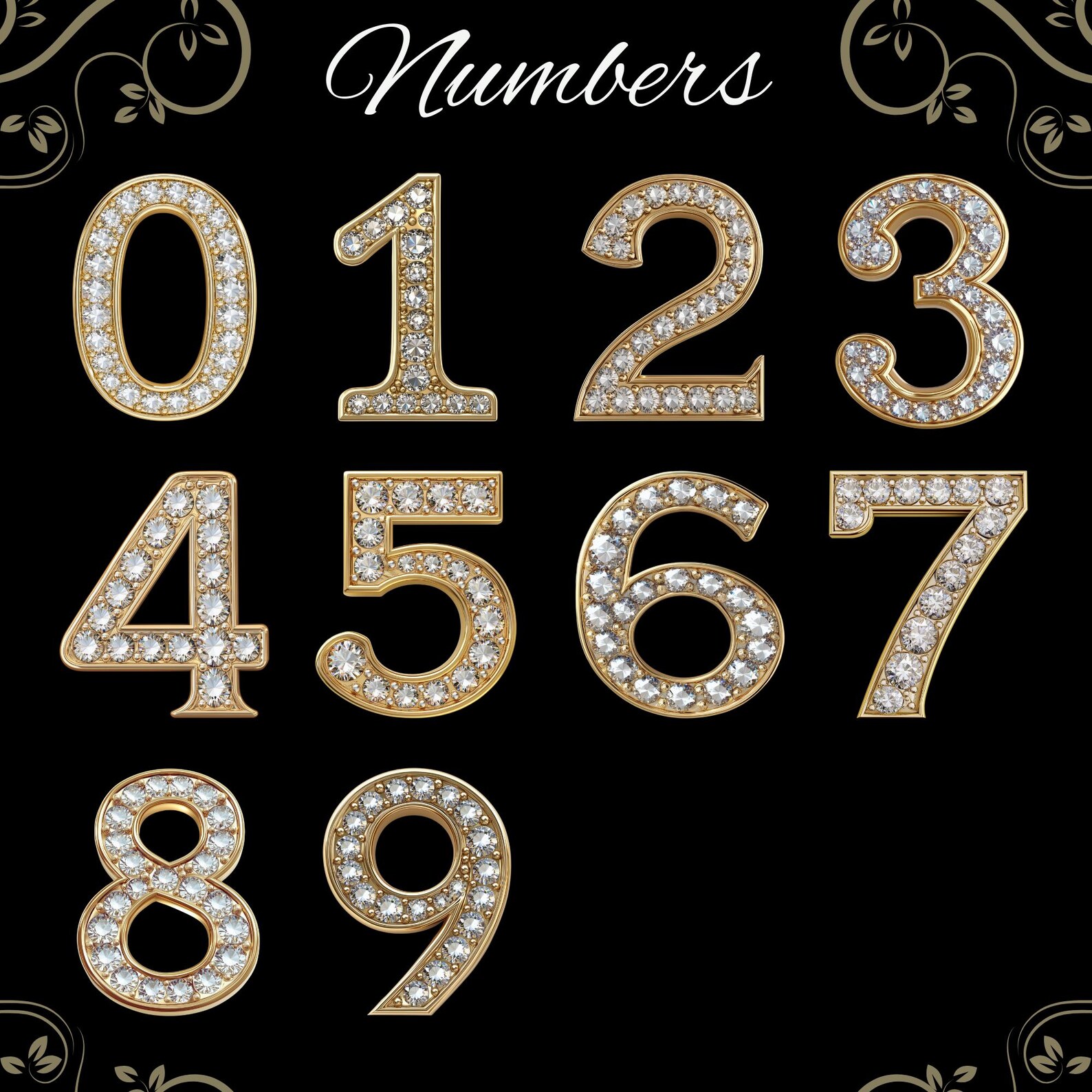 Gold Diamond Letters 36 PNG Clipart, Wedding Alphabet, Luxury Font, Golden Letter, Elegant ...