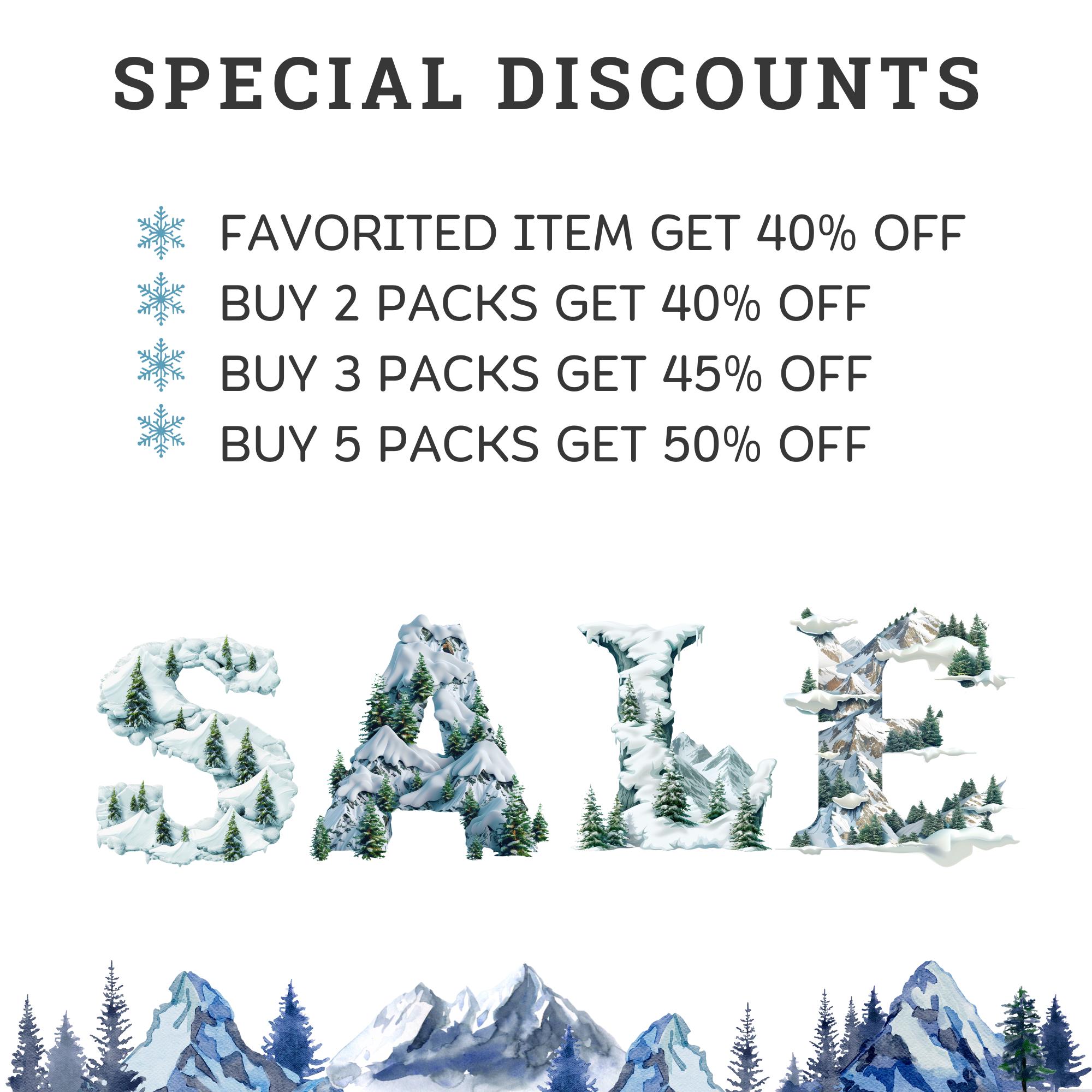 Snow Alphabet Letters Clipart, Winter Mountain Letters PNG, Snowy Font ...