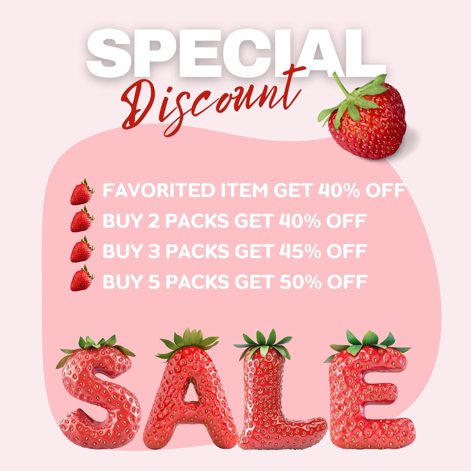 Strawberry Alphabet Clipart, Fruit Letters PNG Digital Download - Etsy