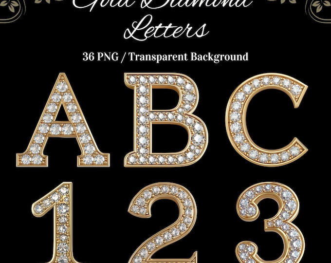 Gold Alphabet, Gold Letters, PNG, Luxury Letters, Metallic Letters ...