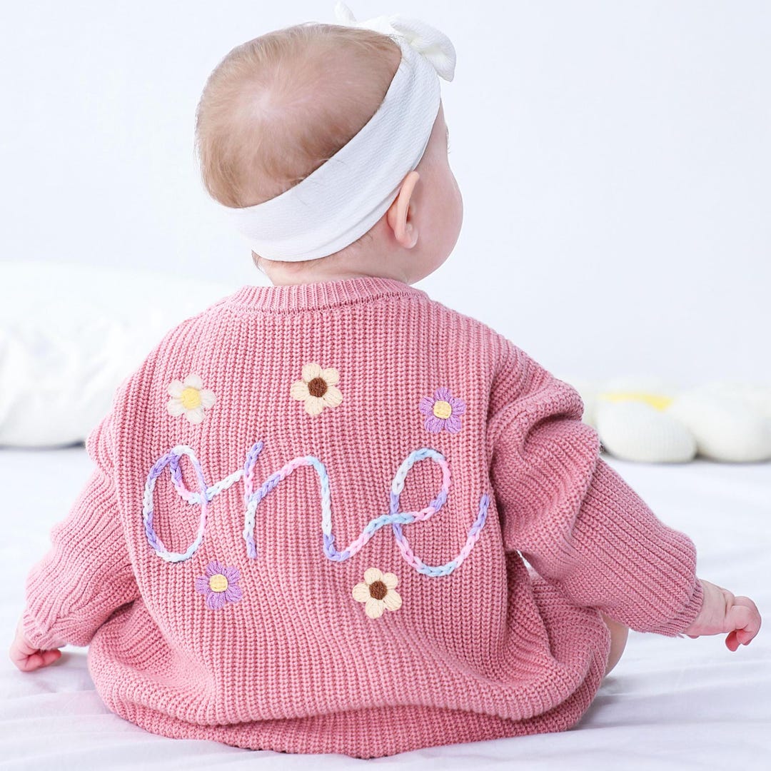 Personalized Baby Shower First Birthday Jumper Custom Outfit Jumper ...