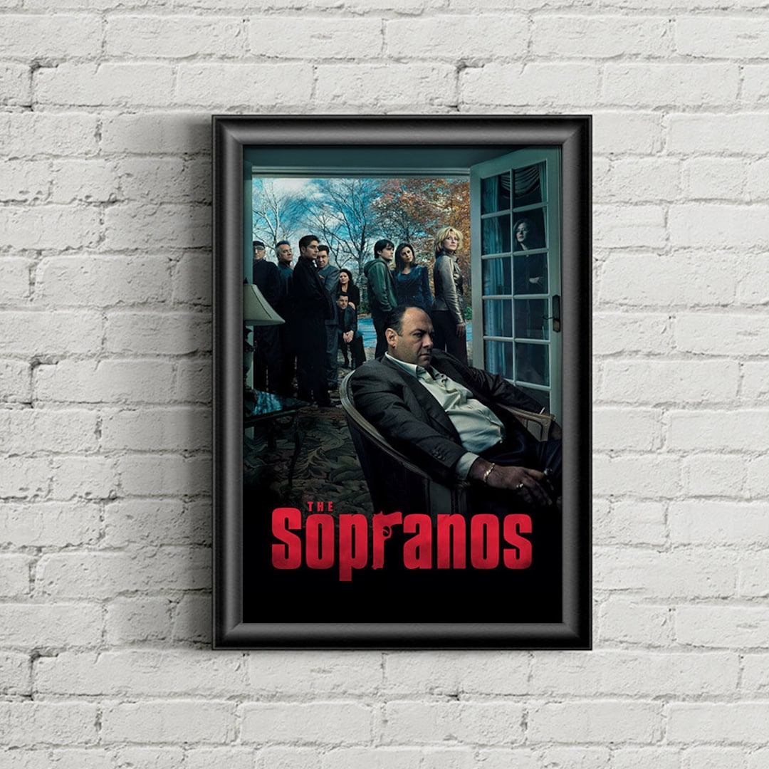 The Sopranos TV Series Poster, Classic Vintage Poster, Art Print, Home ...