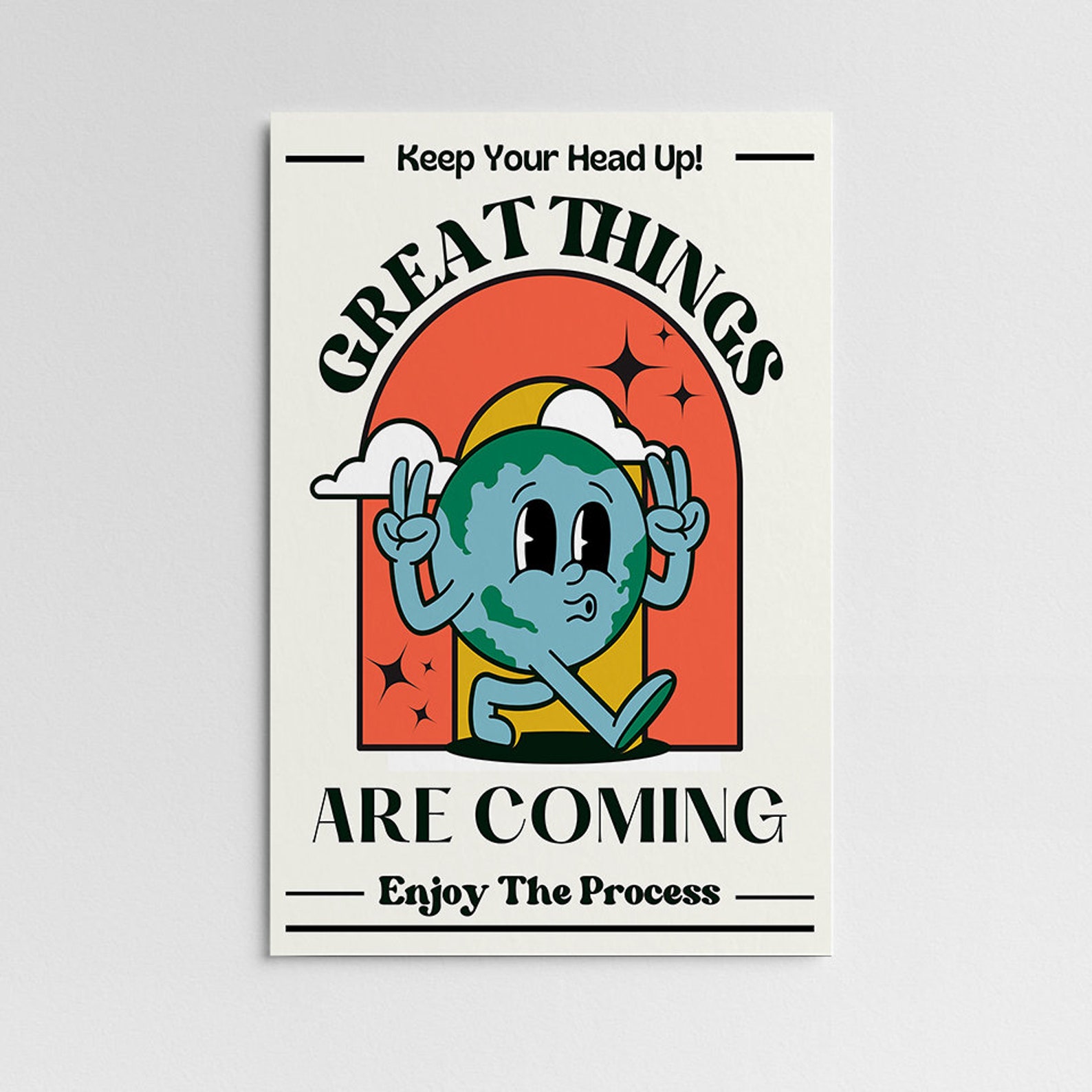 Retro 60s 70s Posters, Classic Vintage Poster, Art Print, Home Decor ...