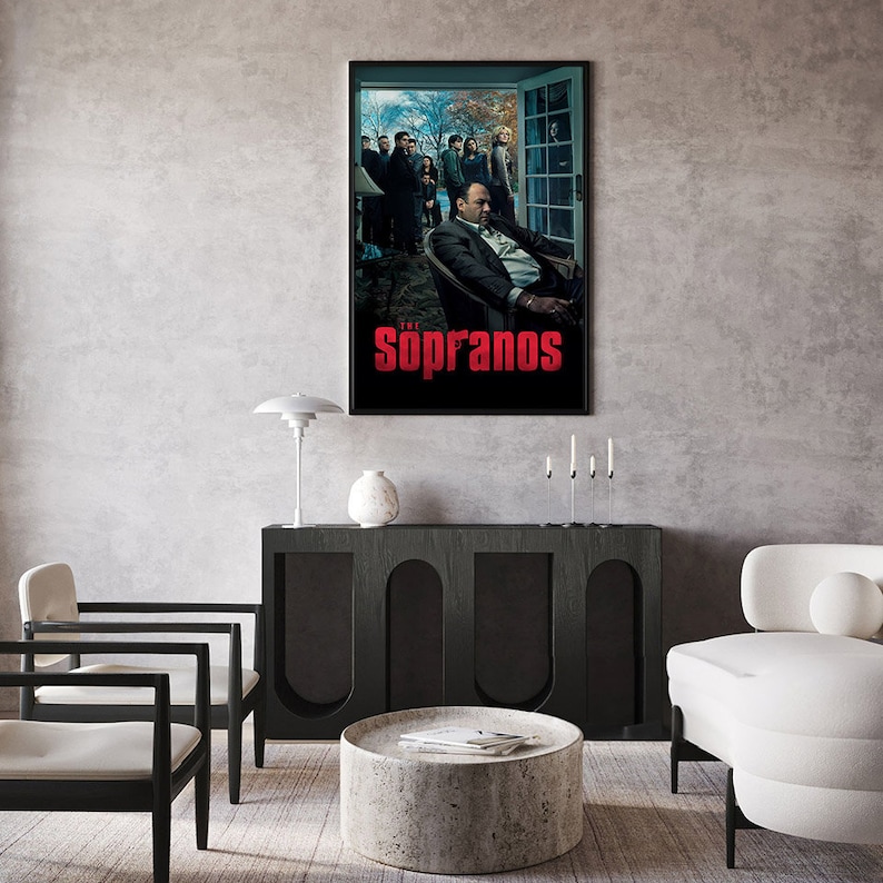 The Sopranos TV Series Poster, Classic Vintage Poster, Art Print, Home ...