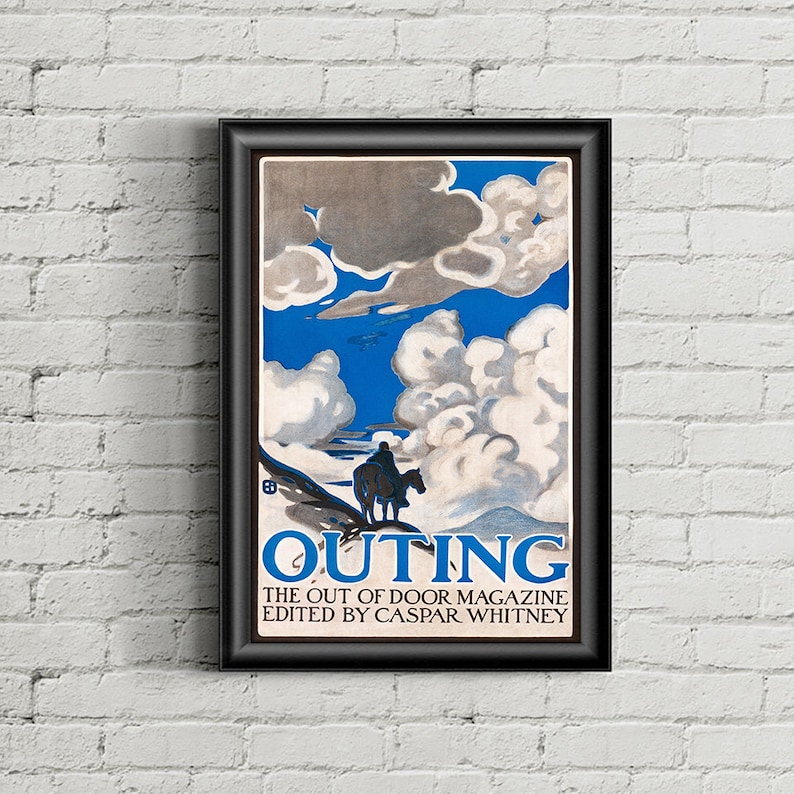 Outing 1902 by Edward Penfield Poster, Classic Vintage Poster, Art ...