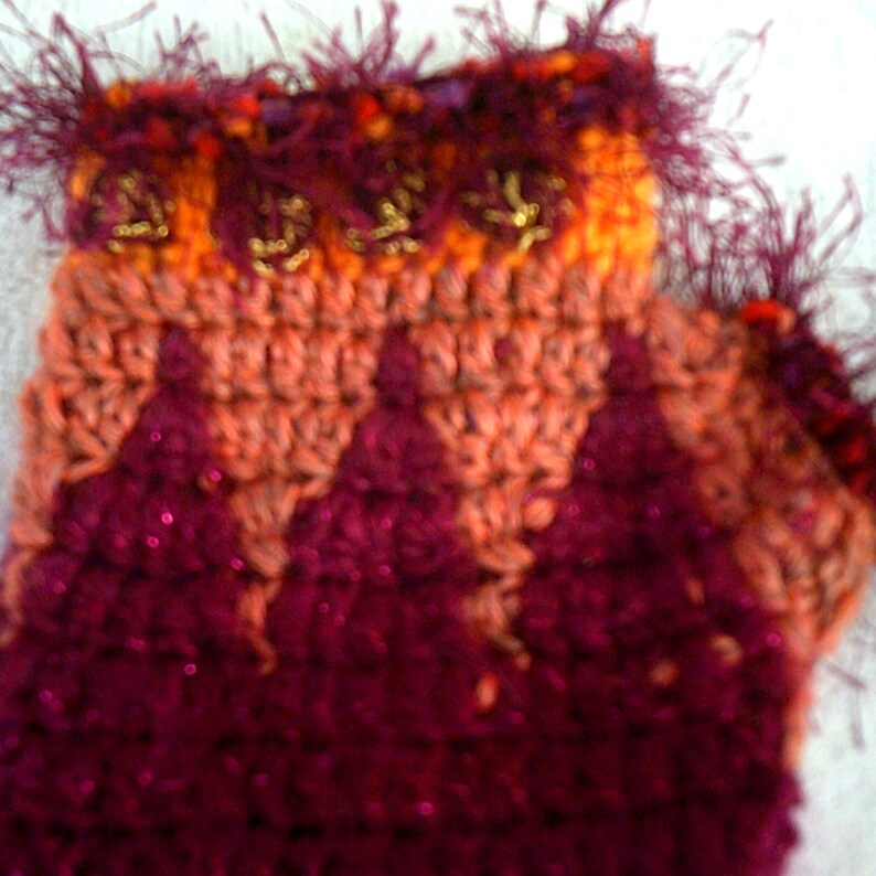 Crochet Pattern- Fingerless Mittens, Triple F. PDF File Download. - Etsy