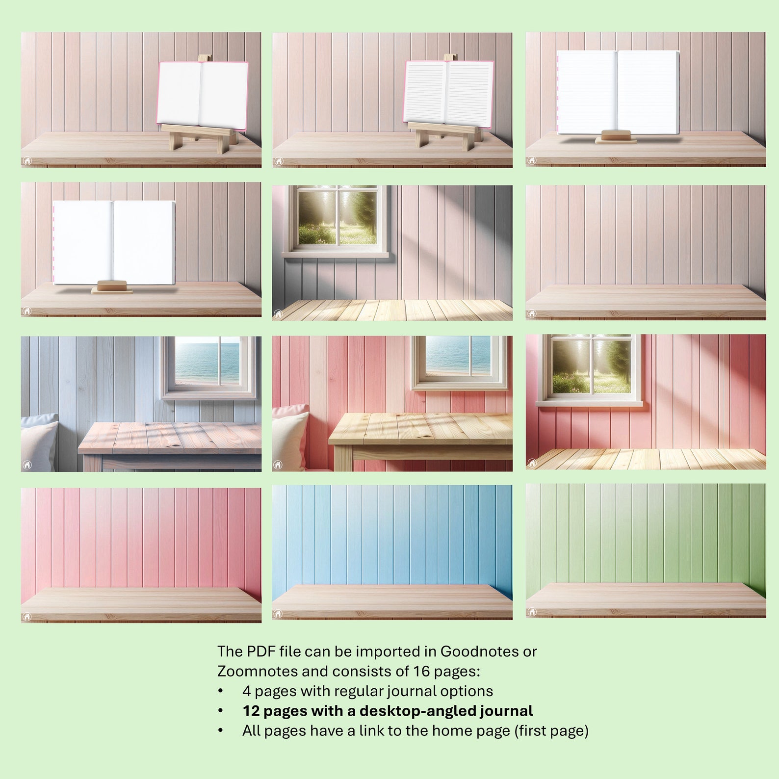 Original Digital Journal With Realistic Digital Stickers - Created With ...