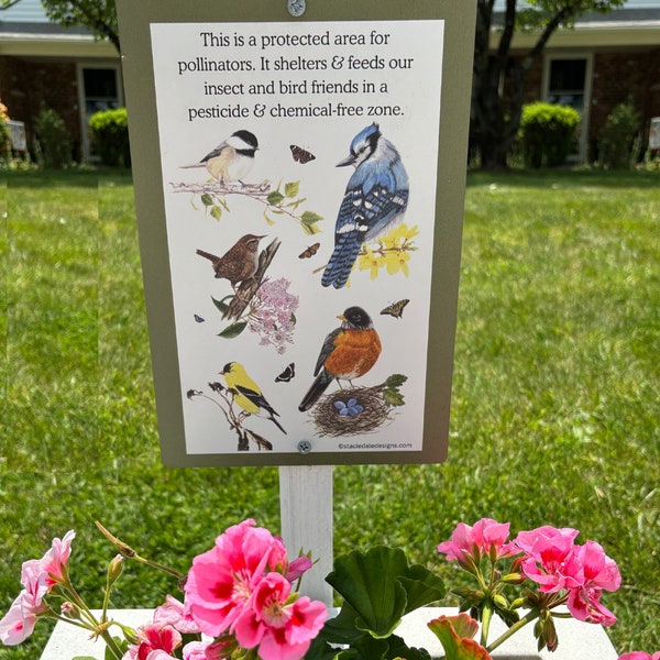 Pollinator Sign - Etsy