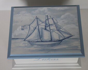 Hand crafted and hand painted keepsake boxes by staciedale on Etsy