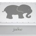 Baby Keepsake Box Gray Elephant Baby Memory Box Personalized - Etsy
