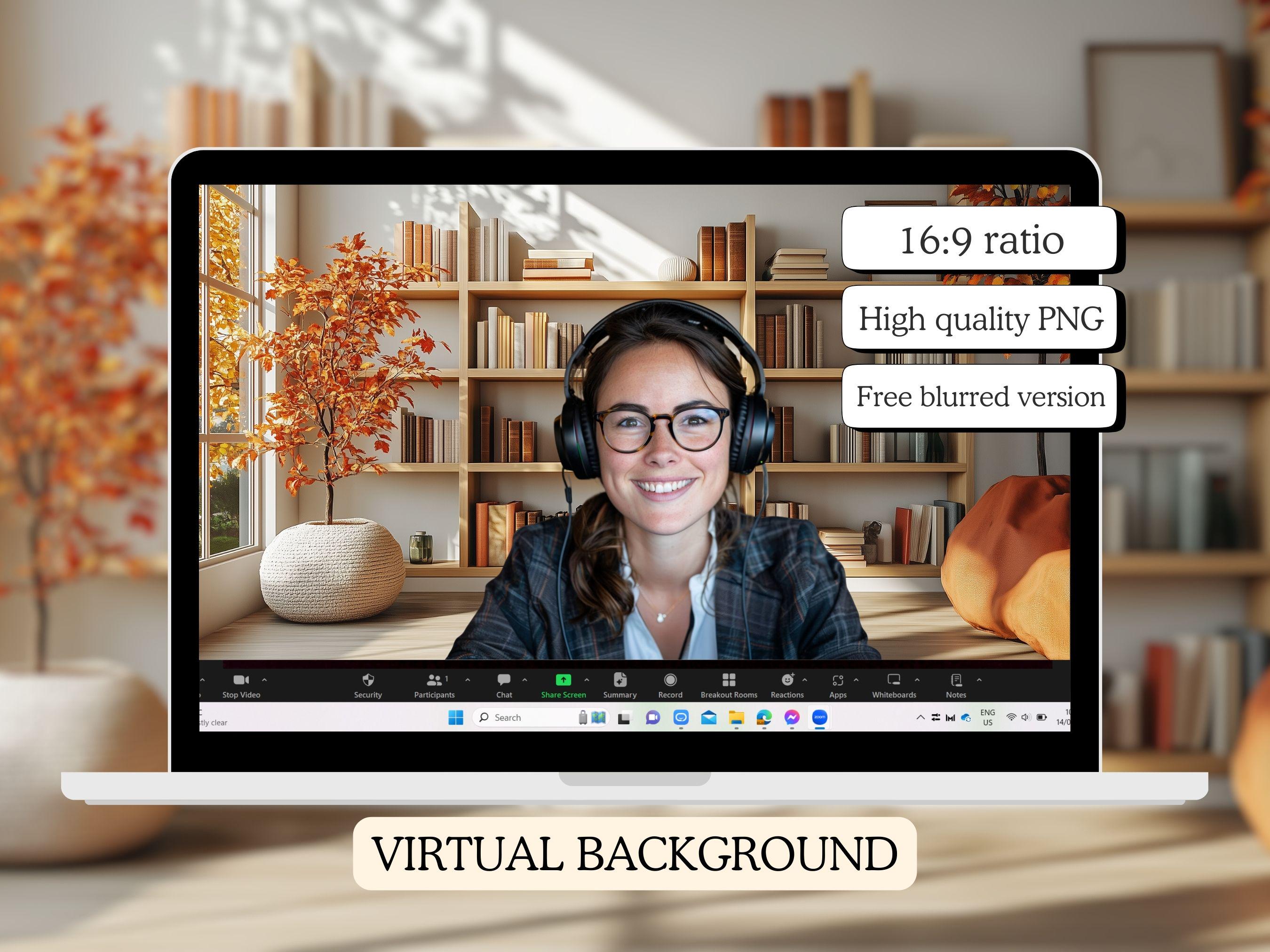 Virtual Background for Zoom and Teams Virtual Meetings Minimalist ...