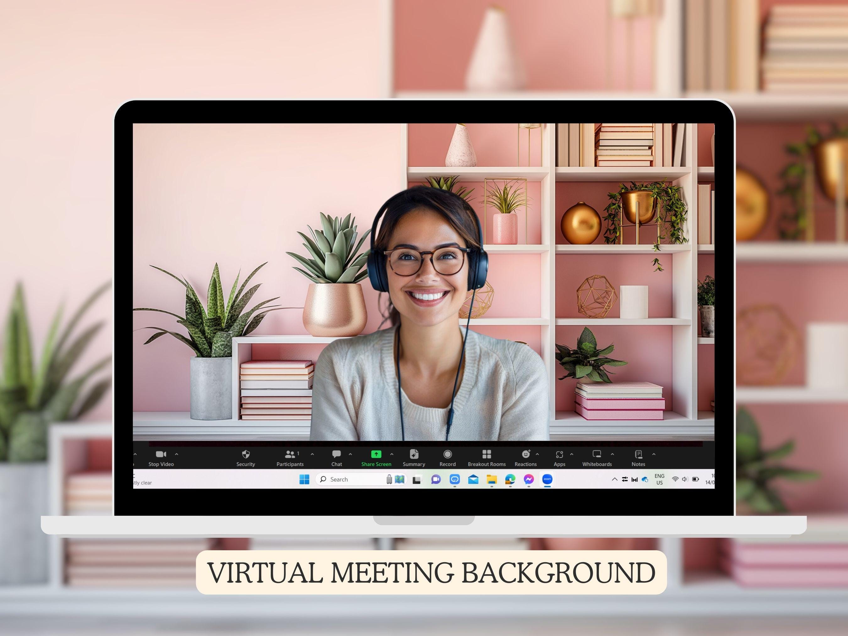 Virtual Office Zoom Background Office Backdrop Home Office Background ...