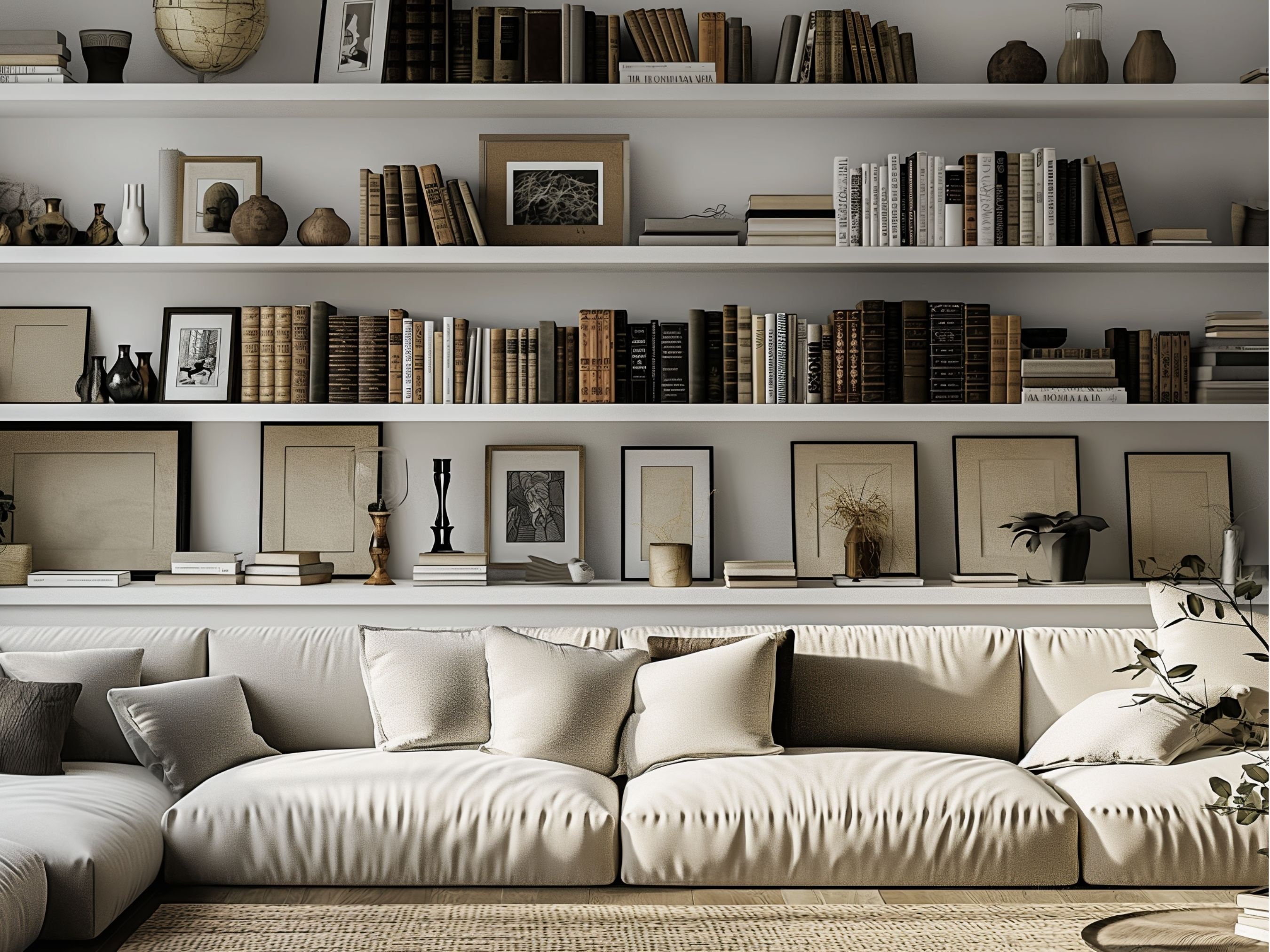 Zoom Background Bookcase, Virtual Background for Video Conference ...