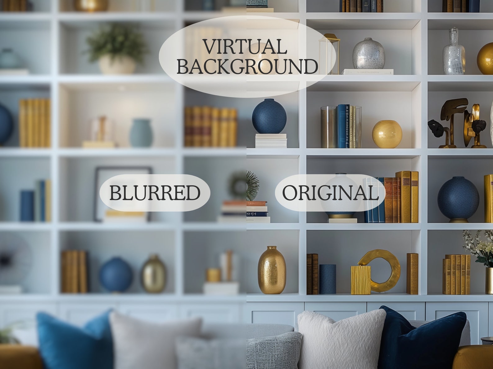 Zoom Background Home Office, Bookshelf Background, Zoom Home Office ...