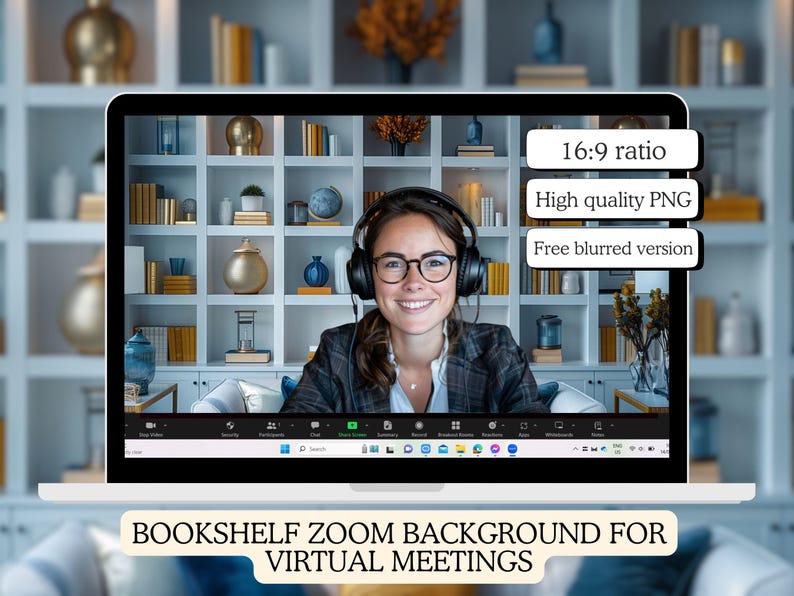 Virtual Office Zoom Background Office Backdrop Home Office Background ...